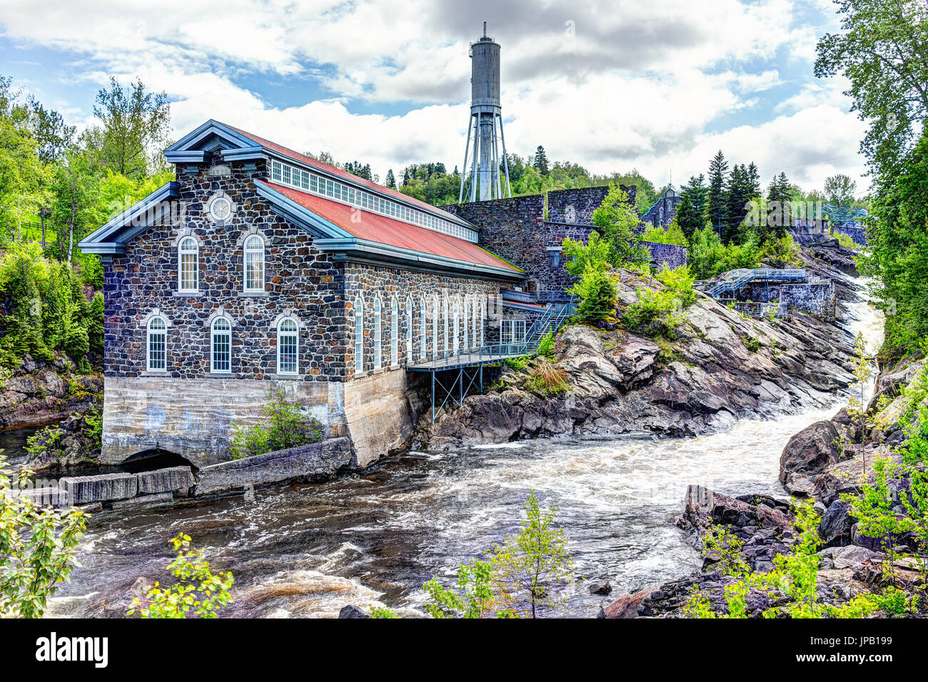 Chicoutimi, Canada - le 3 juin 2017 : La Pulperie de Chicoutimi, Musée ...