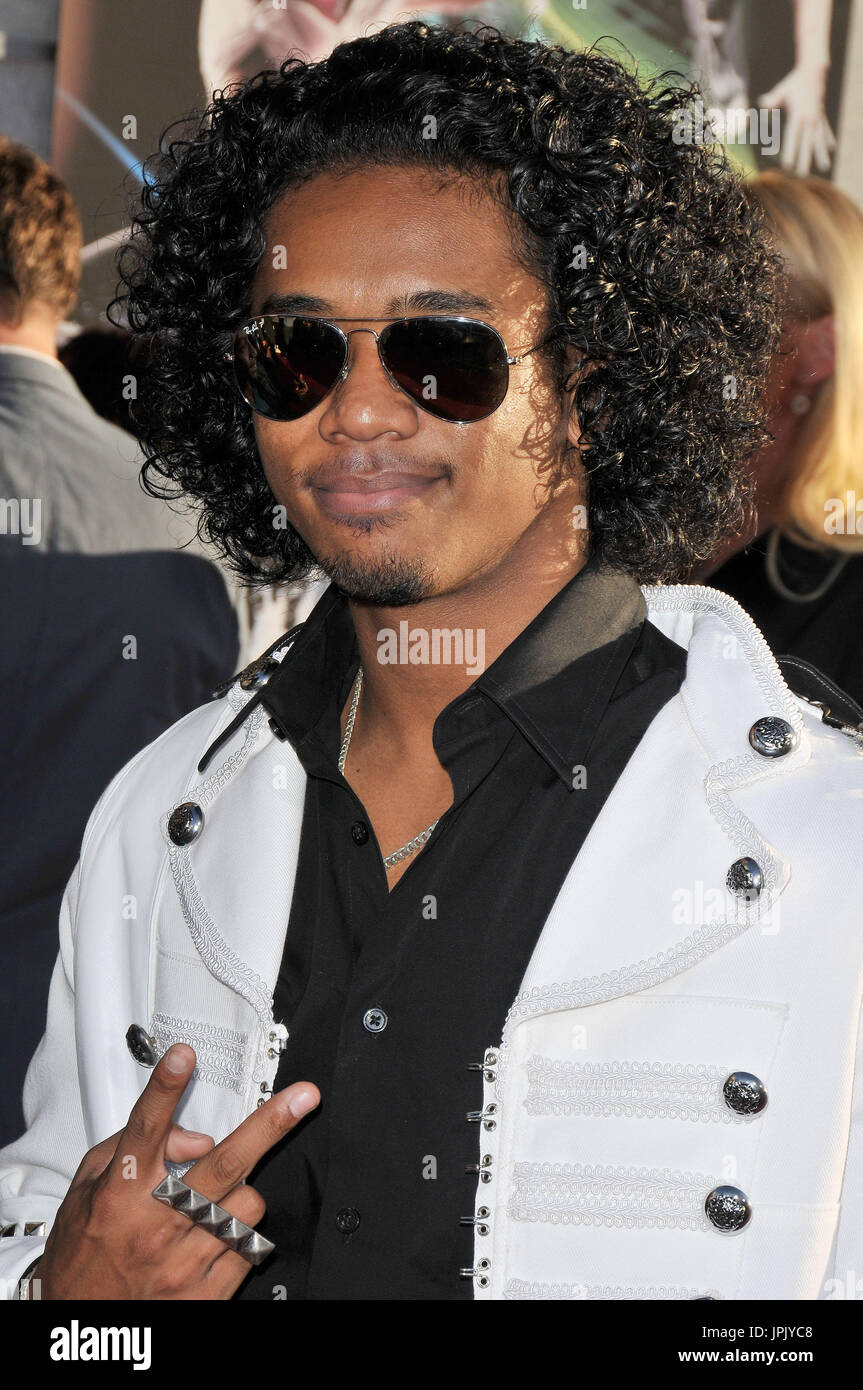 Danseur/chorégraphe Aja George lors de la première mondiale de "step up ...