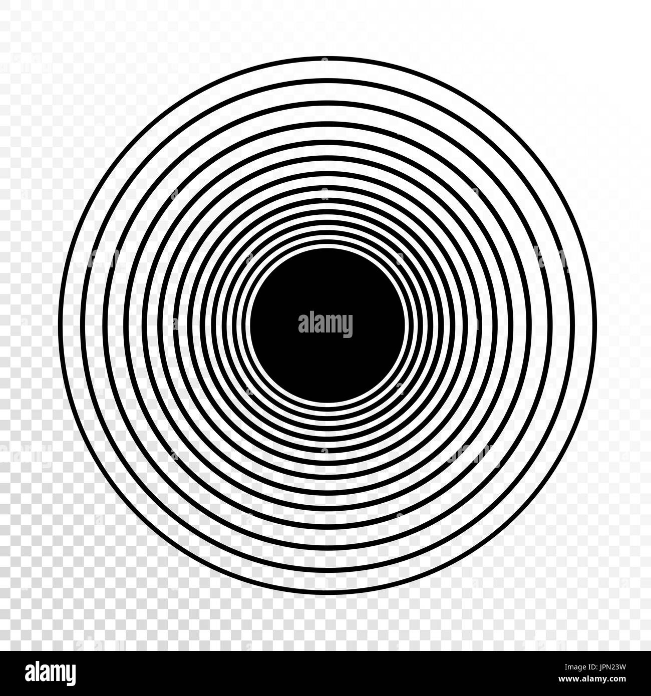 Cercles concentriques Banque d'images vectorielles - Alamy