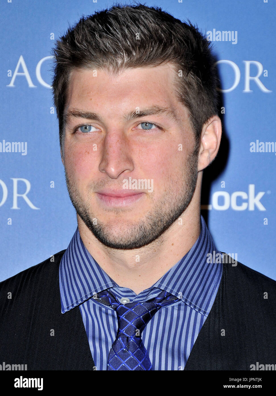 NFLL Player Tim Tebow des Broncos de Denver à Los Angeles la première ...