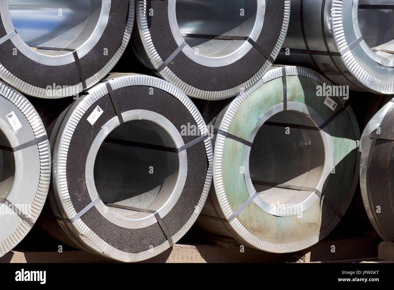 Rouleaux de tôle laminée à froid en acier galvanisé avec revêtement ...
