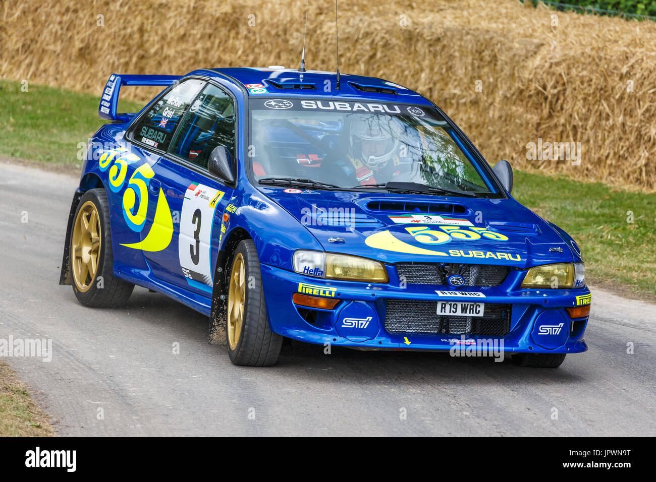Ex Colin McRae 1997 Subaru Impreza WRC Rally voiture avec chauffeur ...