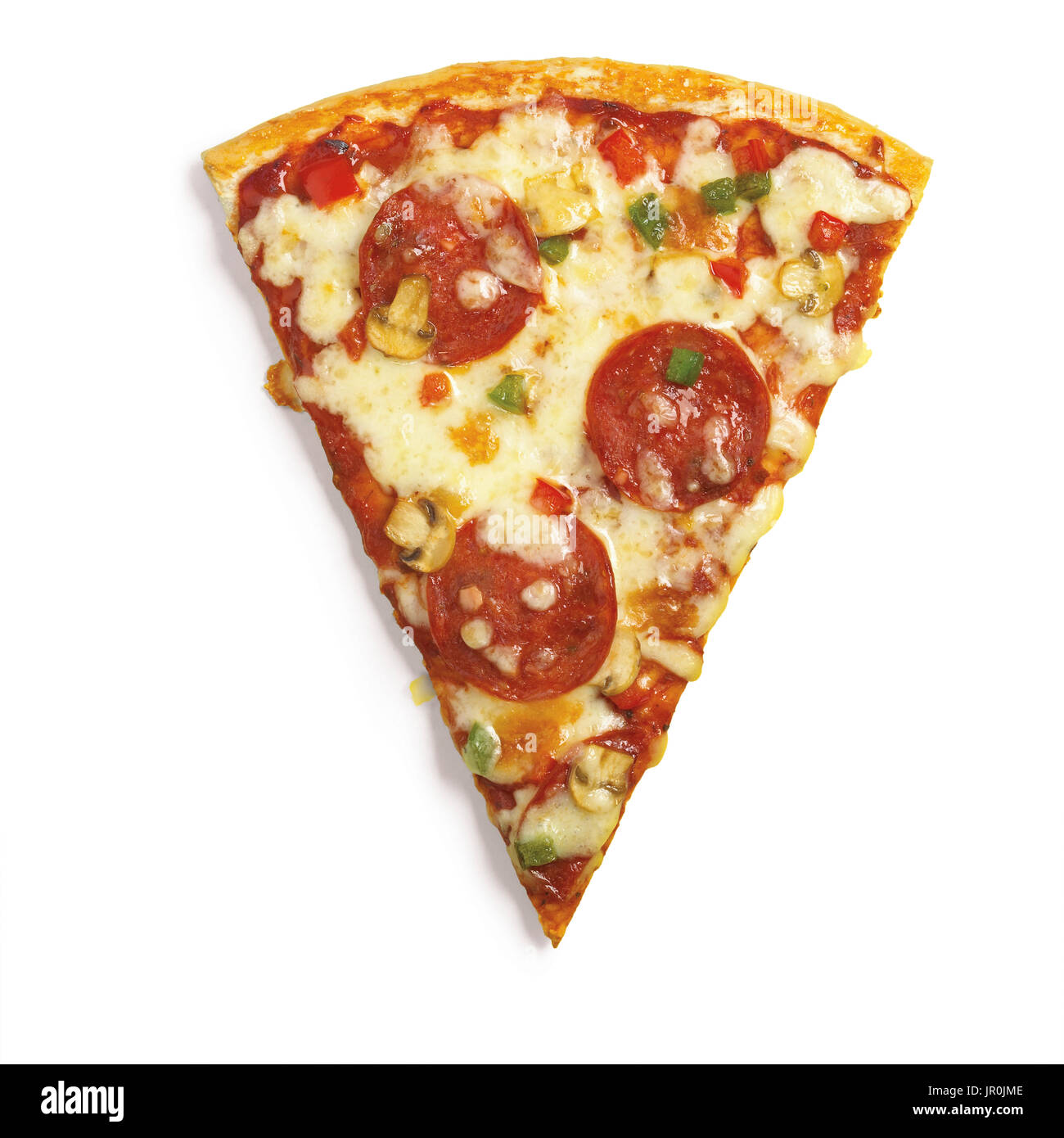 Manger une tranche de pizza Banque d'images détourées - Alamy