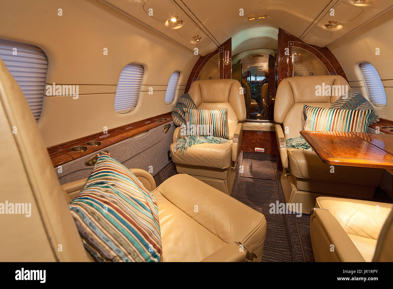 Cabine de jet Banque d'image et photos - Alamy