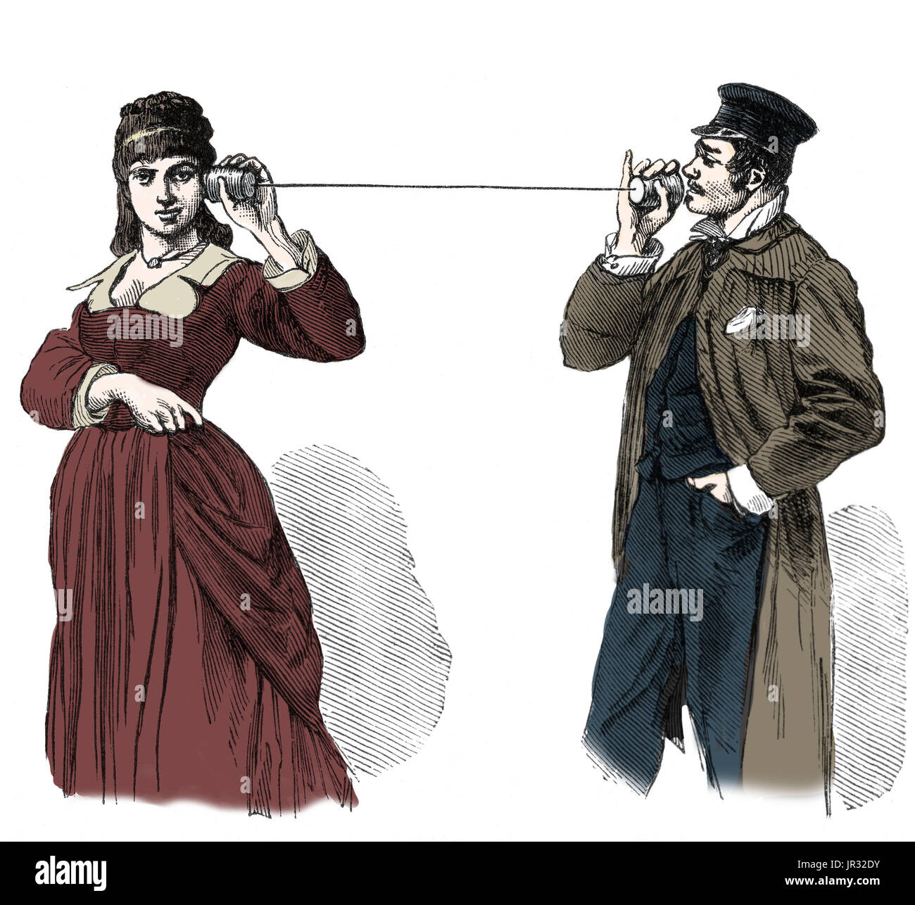 19th century telephone Banque de photographies et d’images à haute ...