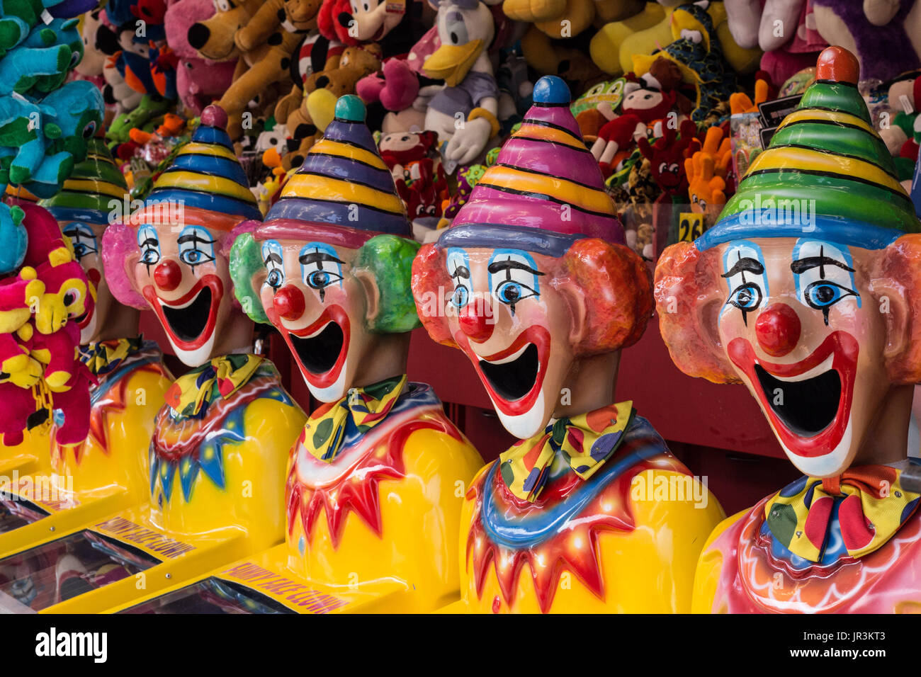 Clown game amusement park Banque de photographies et d’images à haute ...