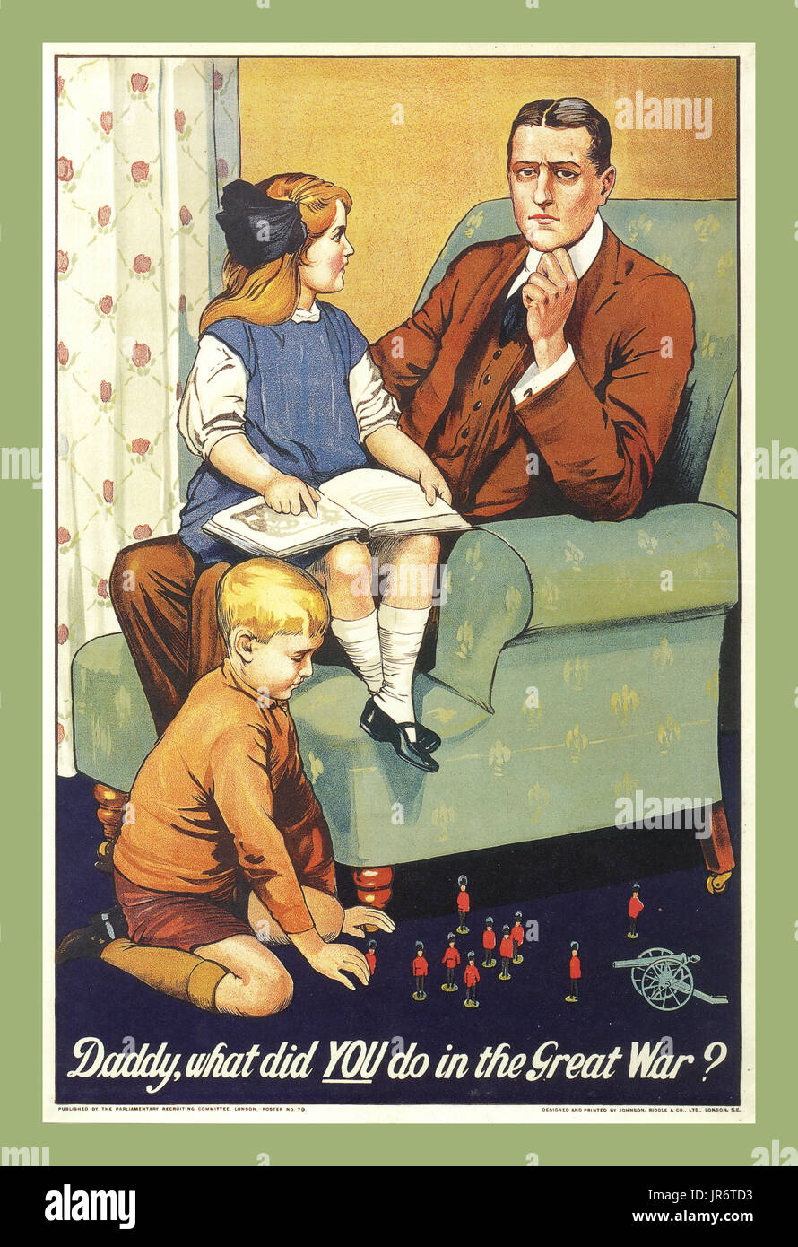 Ww1 vintage british propaganda poster Banque de photographies et d ...