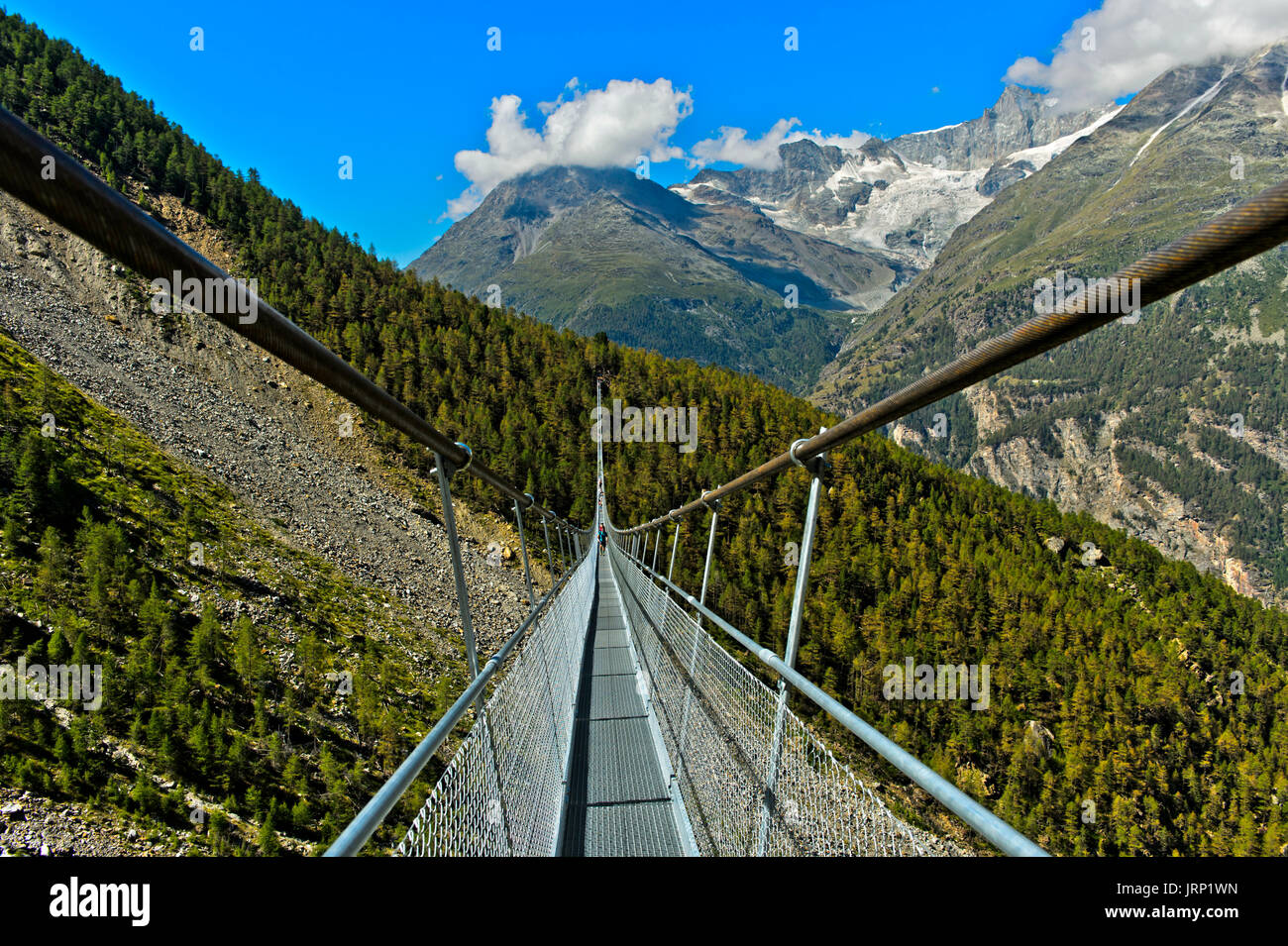 Charles Kuonen Suspension Bridge, le plus long pont suspendu pour ...