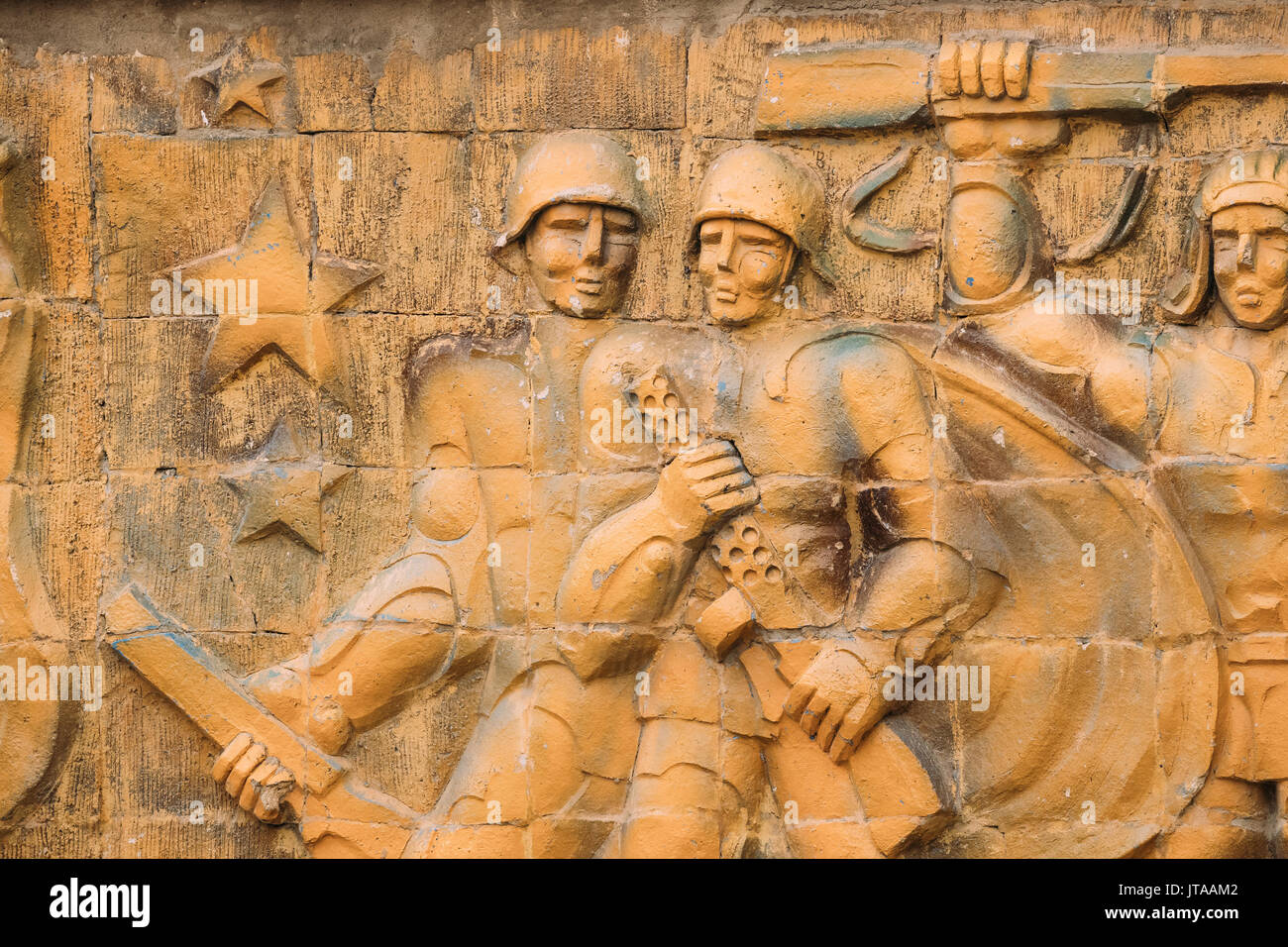 La région de Shida Kartli, Gori, en Géorgie. Monument aux héros, des ...