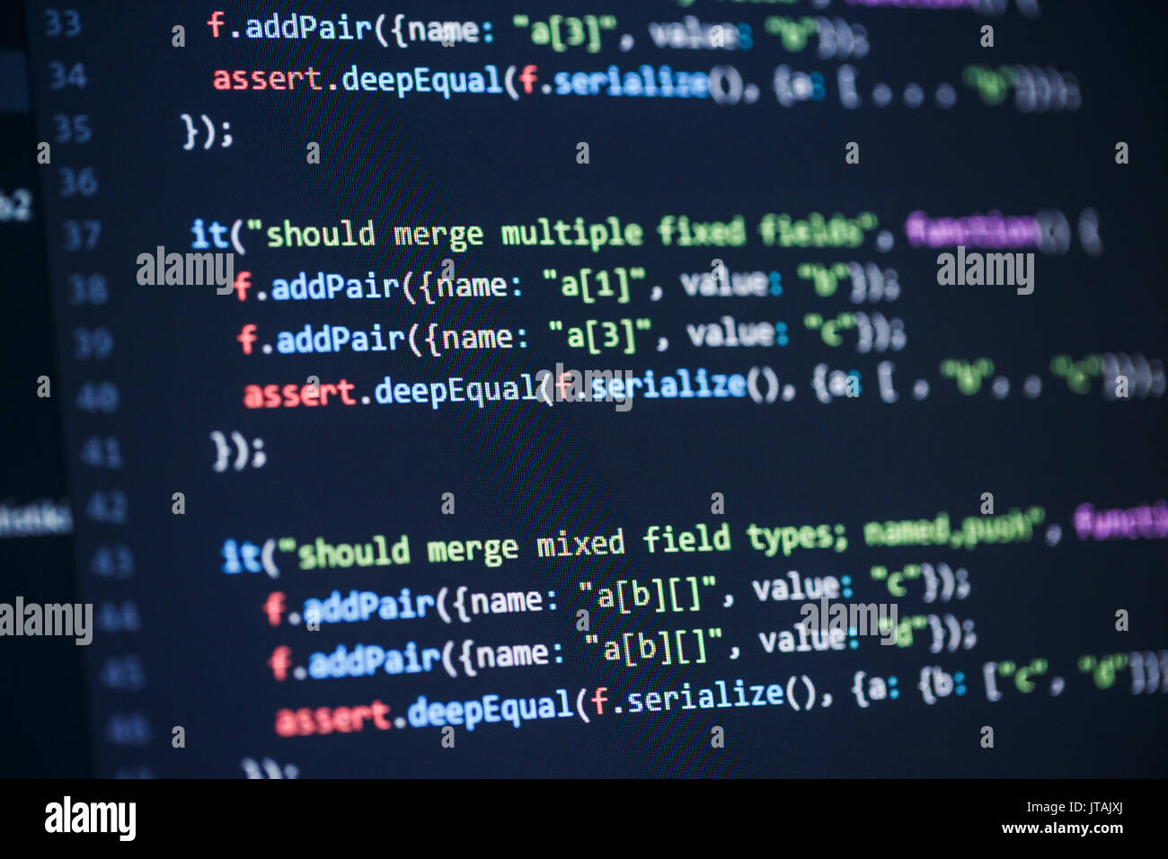 Programming background Banque de photographies et d’images à haute ...