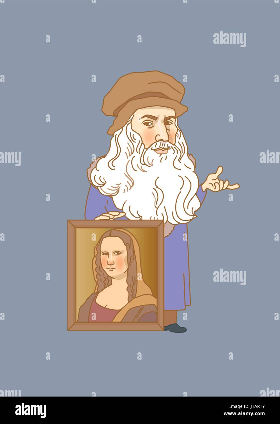 Tableau renaissance homme Banque d'images vectorielles - Alamy