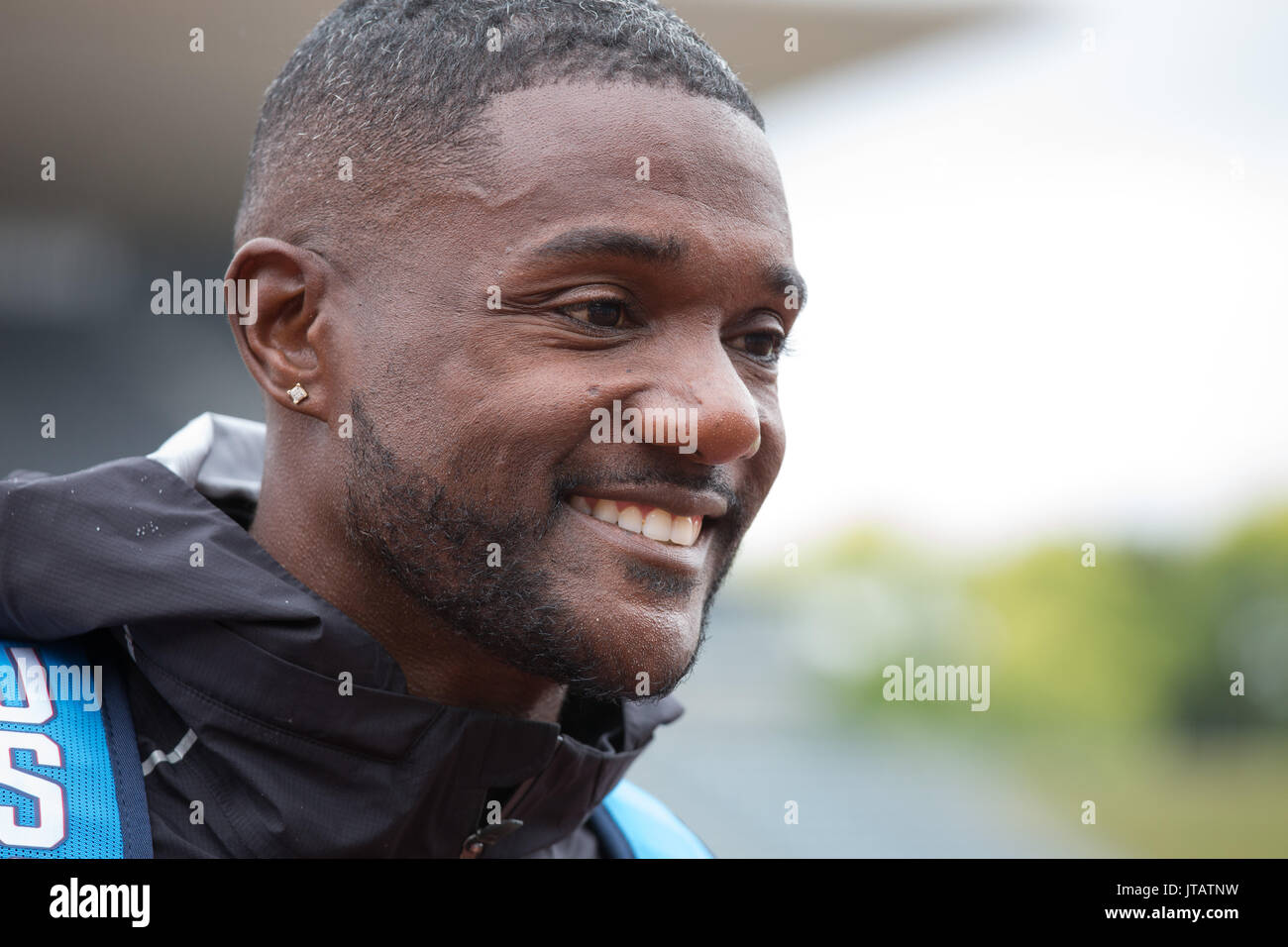 Souriant justin gatlin Banque de photographies et d’images à haute résolution - Alamy