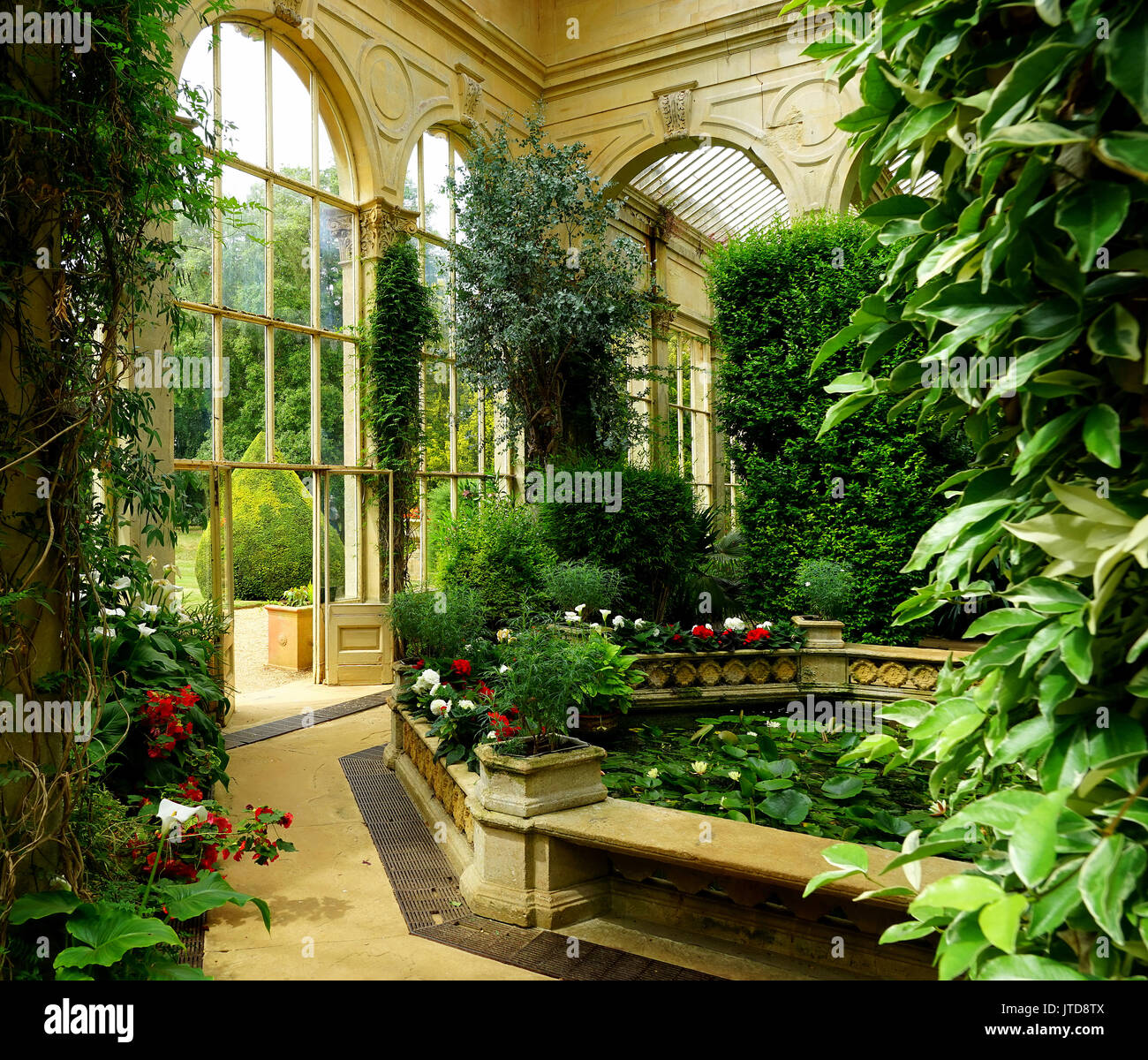 Castle Ashby Gardens Banque d'image et photos - Alamy