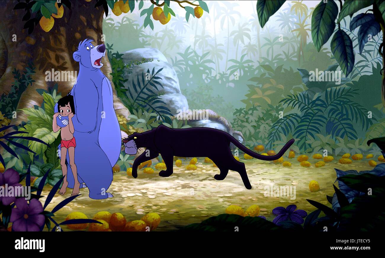 Baloo Mowgli Bagheera Jungle Book Banque d'image et photos - Alamy