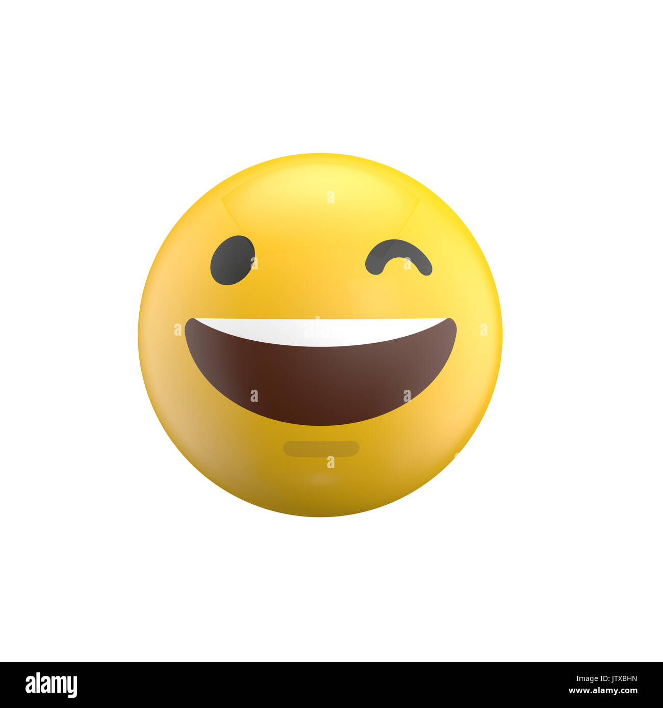 Smiley emoticon facial expression wink Banque d'images détourées - Page ...