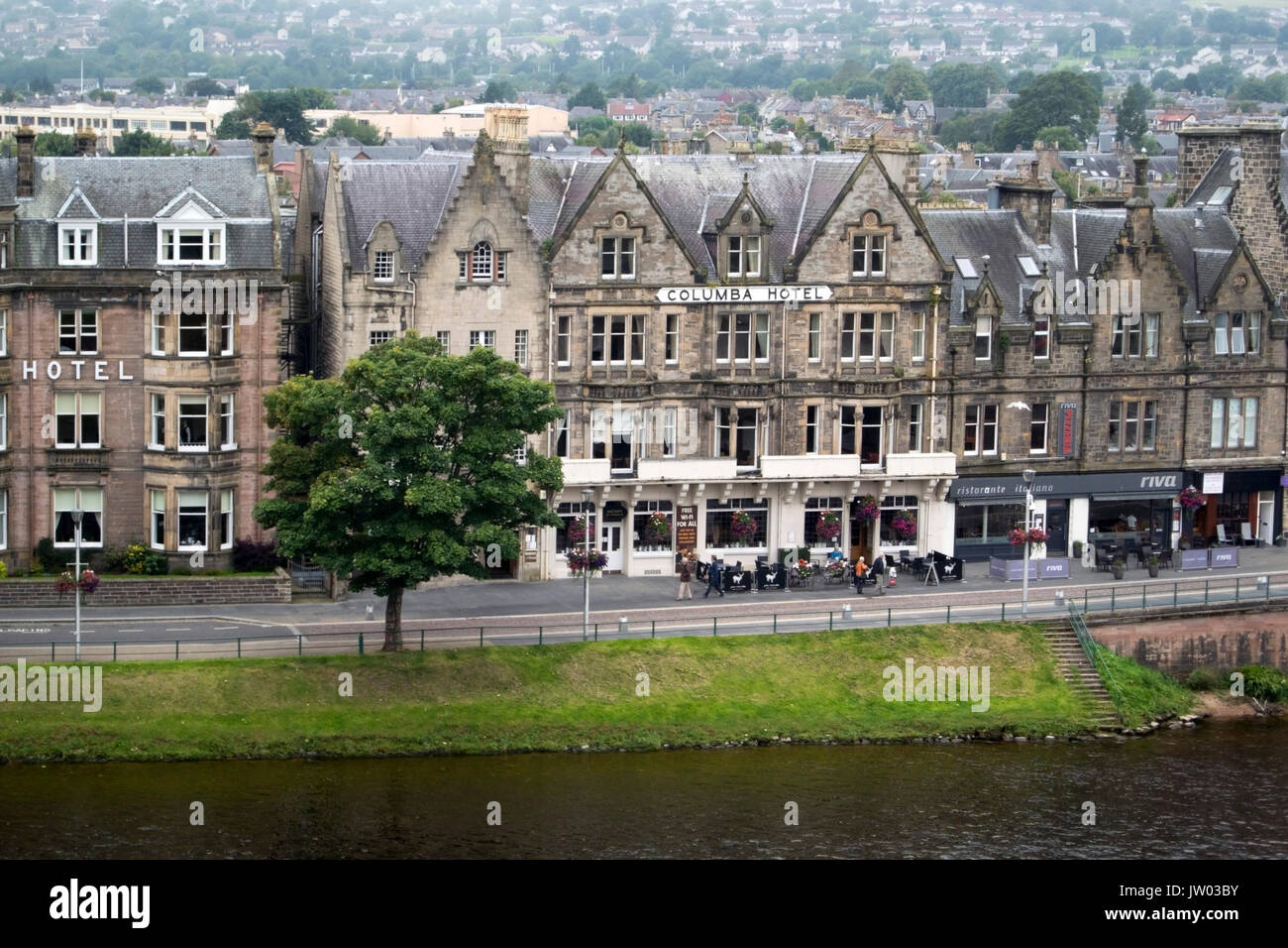 Vue aérienne d'inverness Banque de photographies et d’images à haute ...