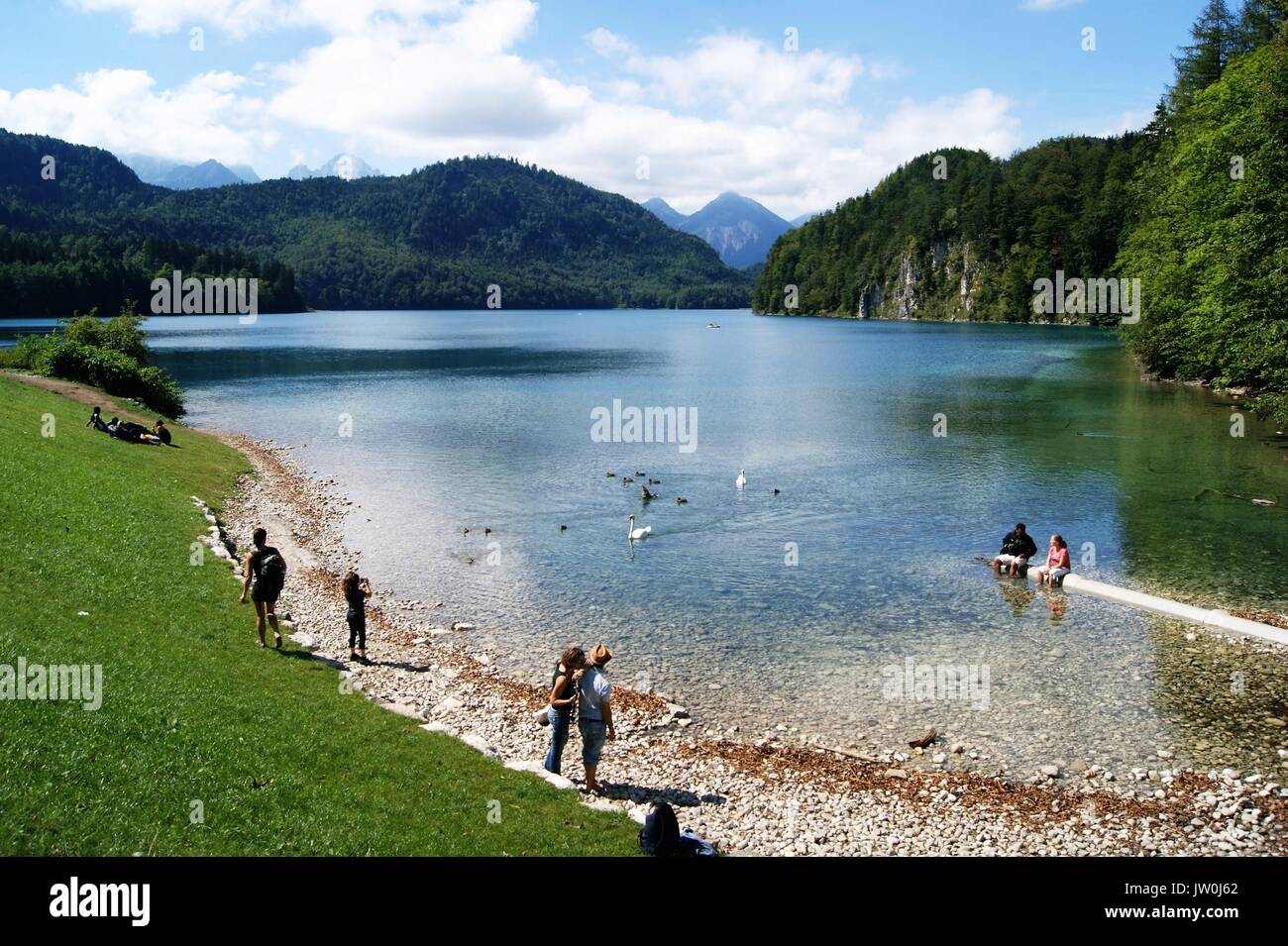 Lake alpsee Banque de photographies et d’images à haute résolution - Alamy
