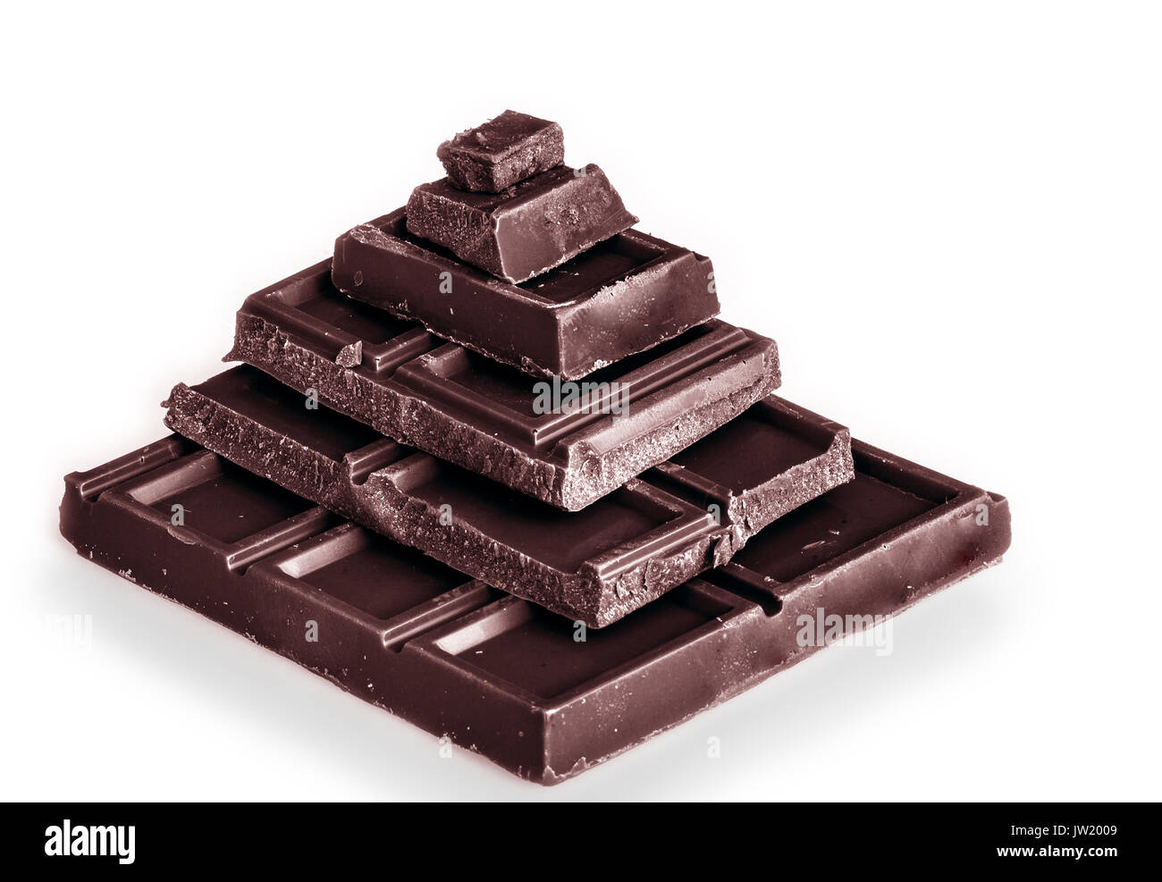 Unhealthy eating pyramid Banque de photographies et d’images à haute ...