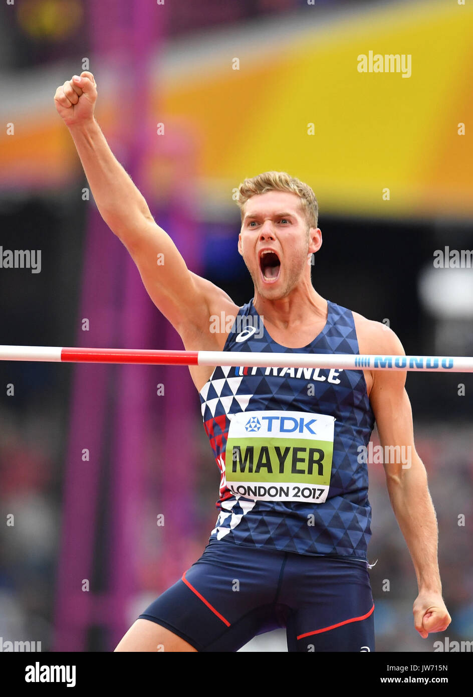 French decathlete kevin mayer during Banque de photographies et d ...