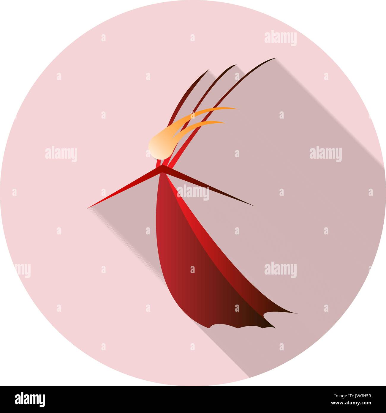 Reine Rouge Banque d'images vectorielles - Alamy