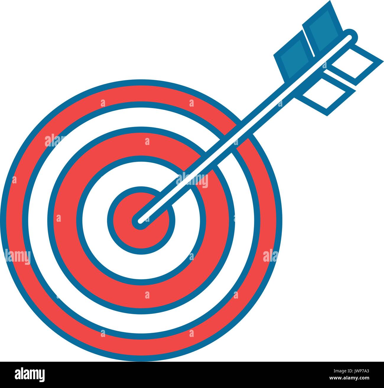 Cible Cible icône symbole vector illustration graphic design Image ...