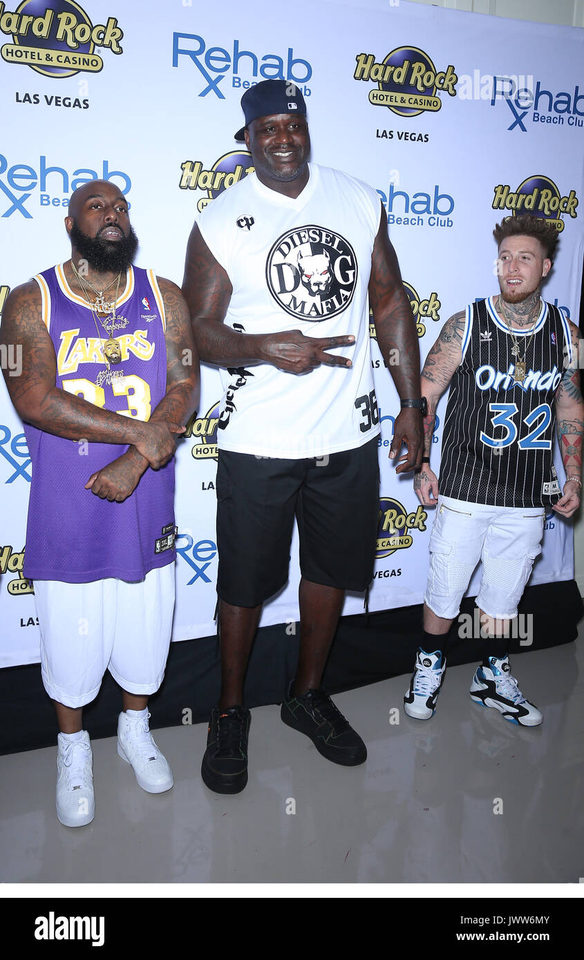 13 août 2017 - Las Vegas, Nevada - Shaquille O'Neal. Aka DJ Diesel ...