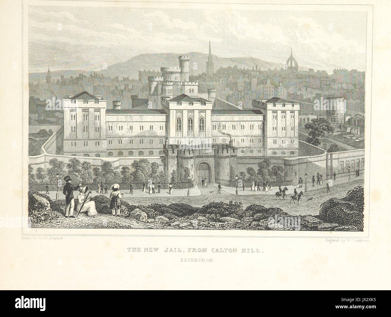 Vieille prison de calton Banque de photographies et d’images à haute ...
