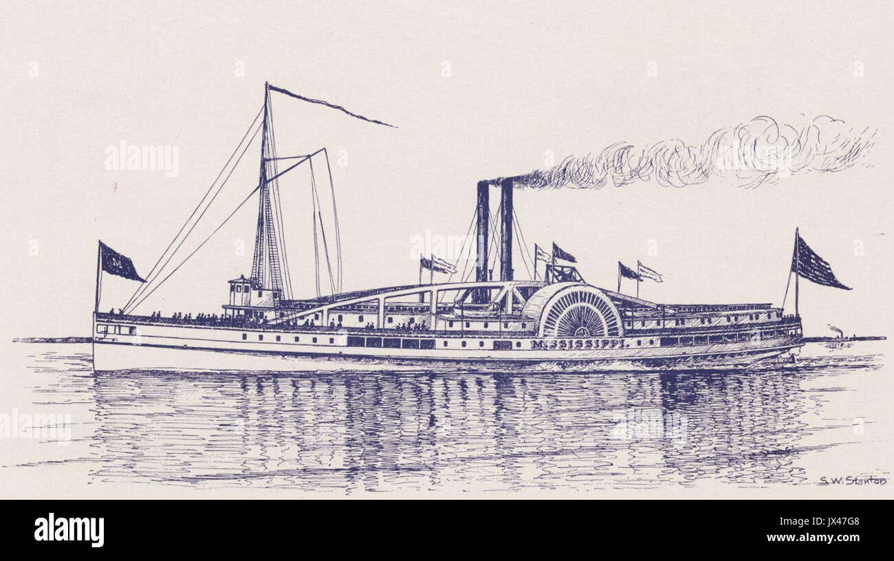 Mississippi steamboat Banque de photographies et d’images à haute ...
