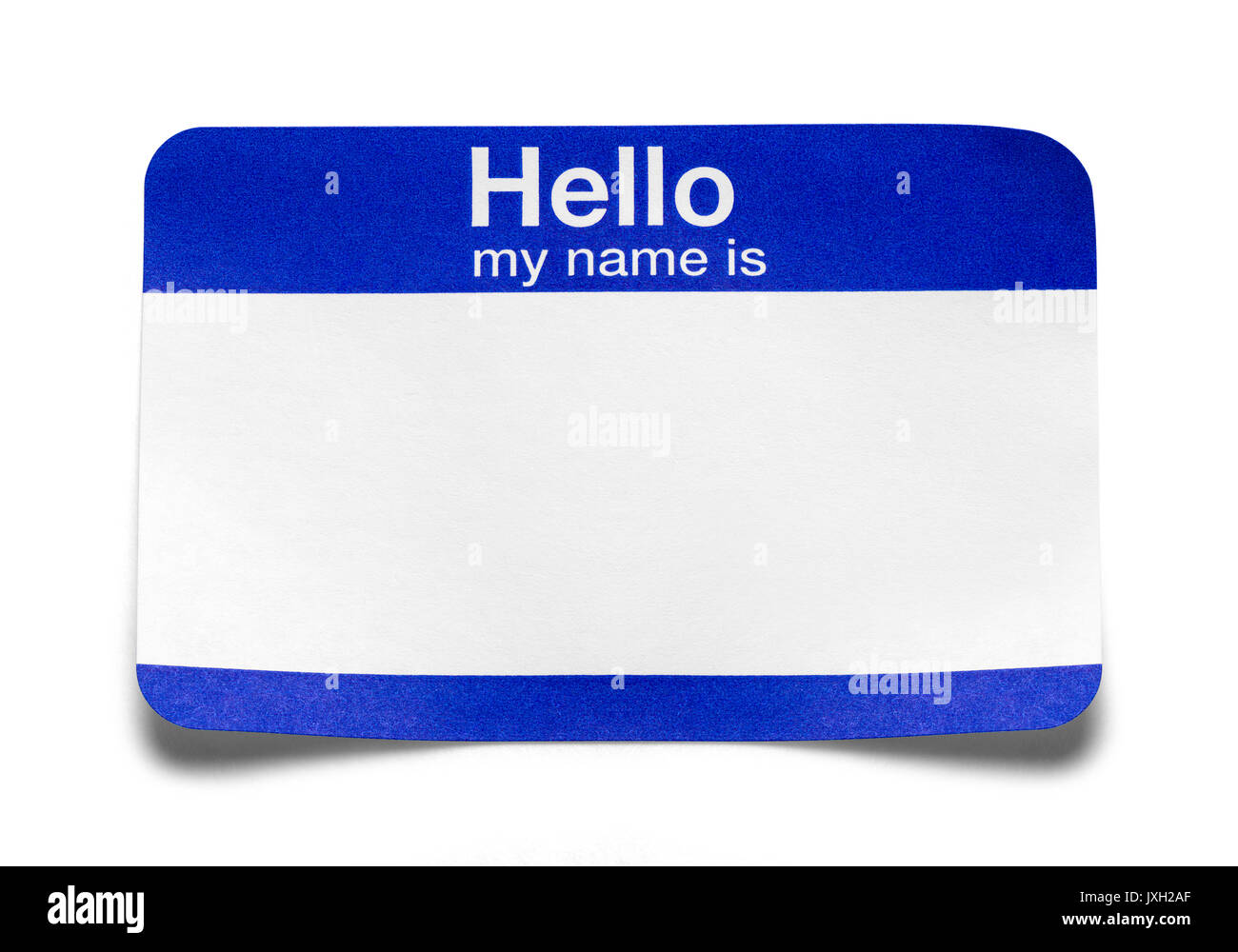 Name tag Banque de photographies et d’images à haute résolution - Alamy