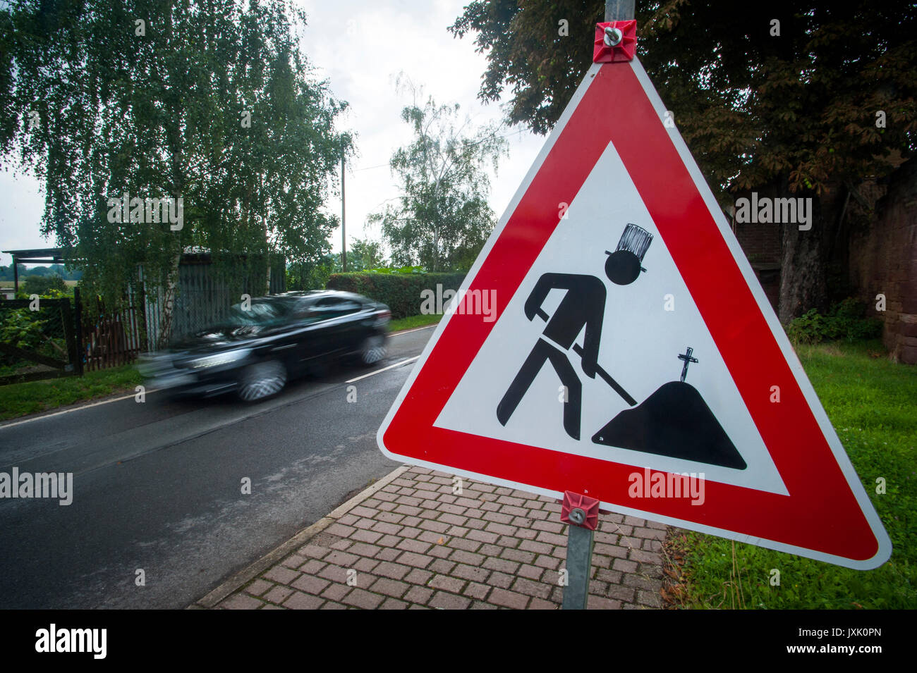 Panneau de signalisation comique Banque de photographies et d’images à ...