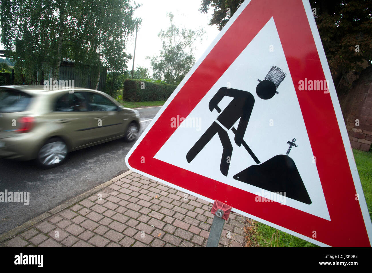 Panneau de signalisation comique Banque de photographies et d’images à ...