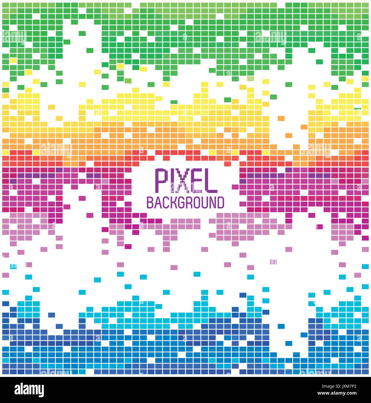 Pixel background Banque d'images vectorielles - Alamy