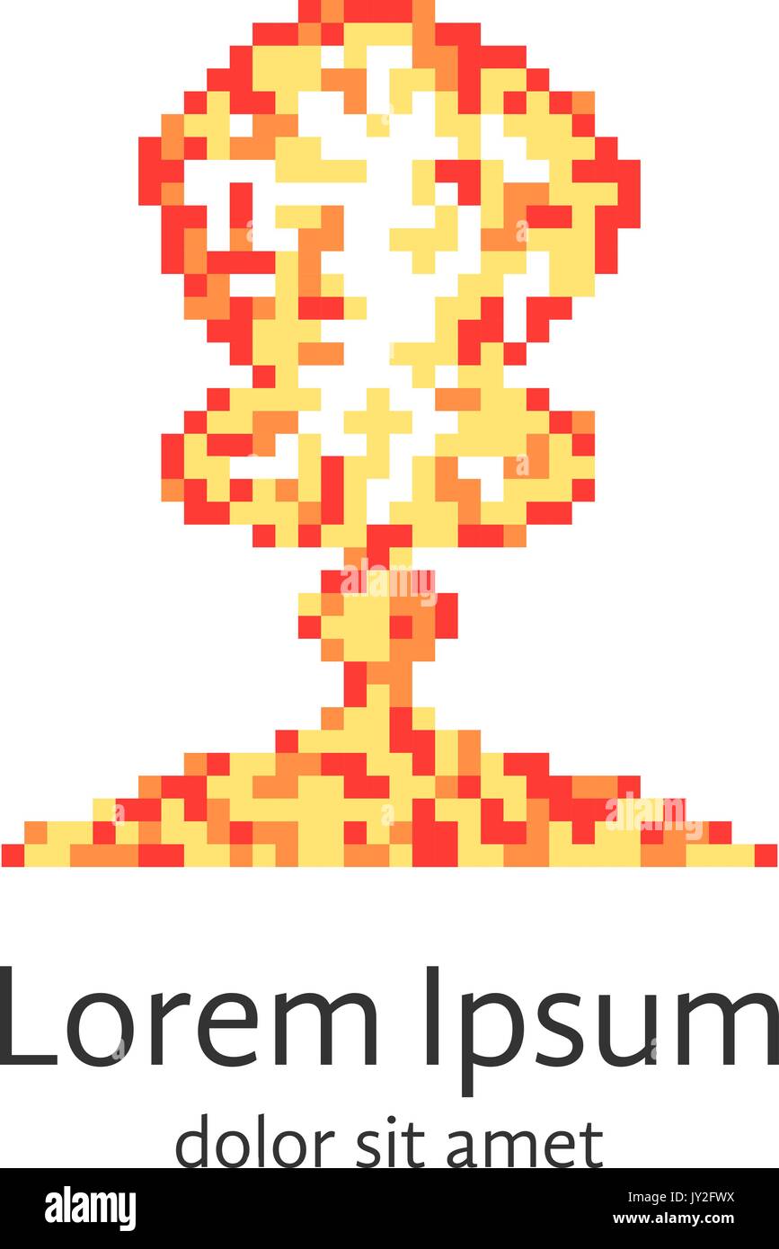 Pixel explosion Banque d'images vectorielles - Alamy