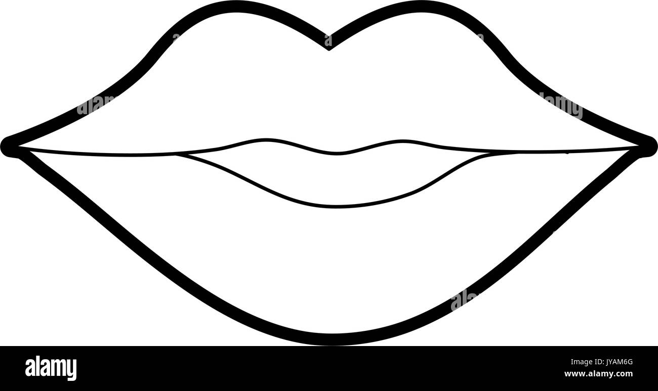 Bouche vector illustration Image Vectorielle Stock - Alamy