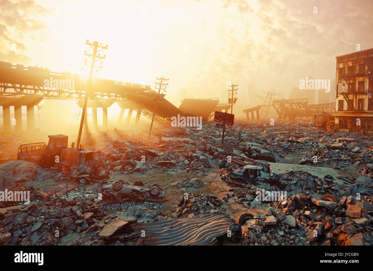 Paysage apocalyptique Banque de photographies et d’images à haute ...