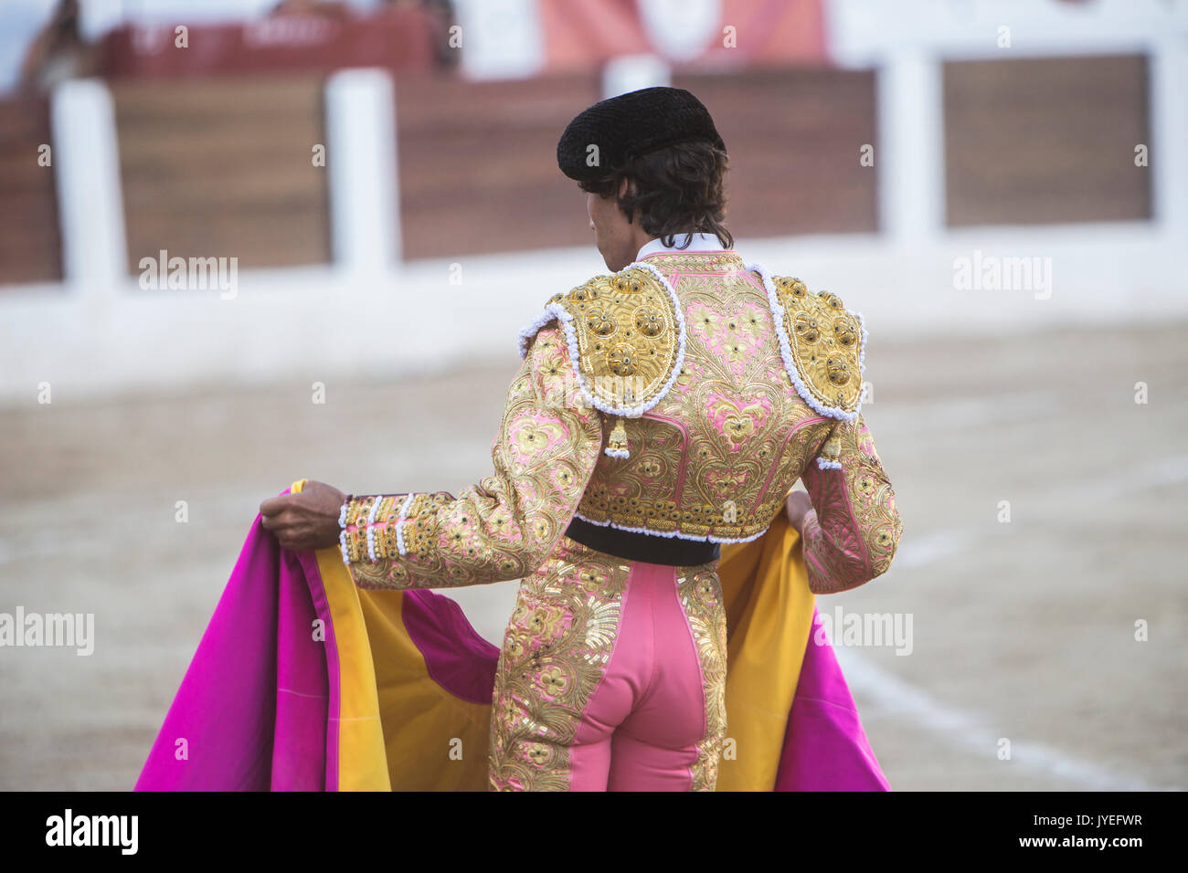 Torero espagnol Curro Diaz de la corrida dans les arènes de Linares, en ...