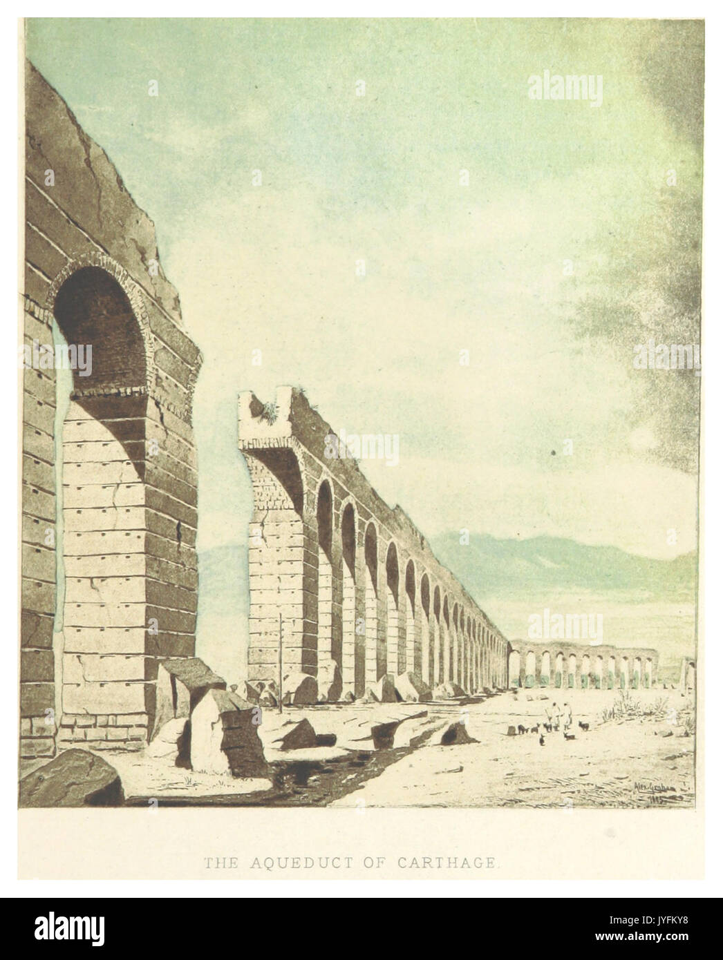 Photo du dessin de la carte du carthage Banque de photographies et d ...