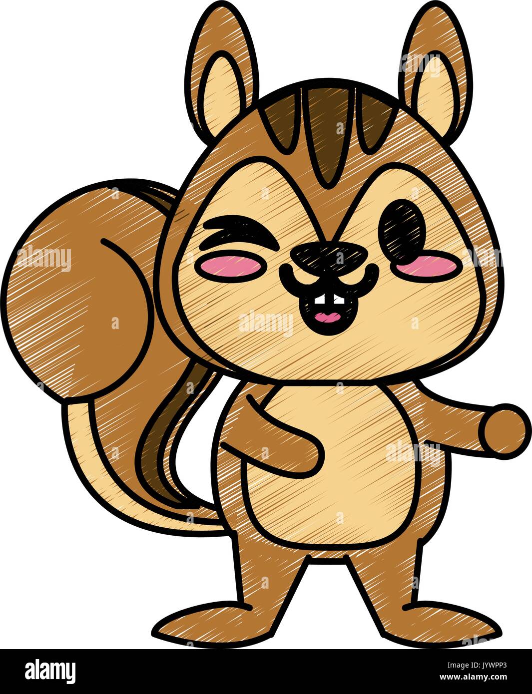 Joues de tamia Banque d'images vectorielles - Alamy