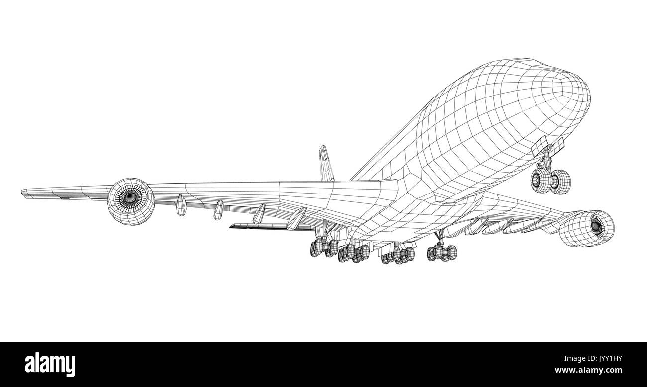 Cadre d'avion Banque d'images vectorielles - Alamy