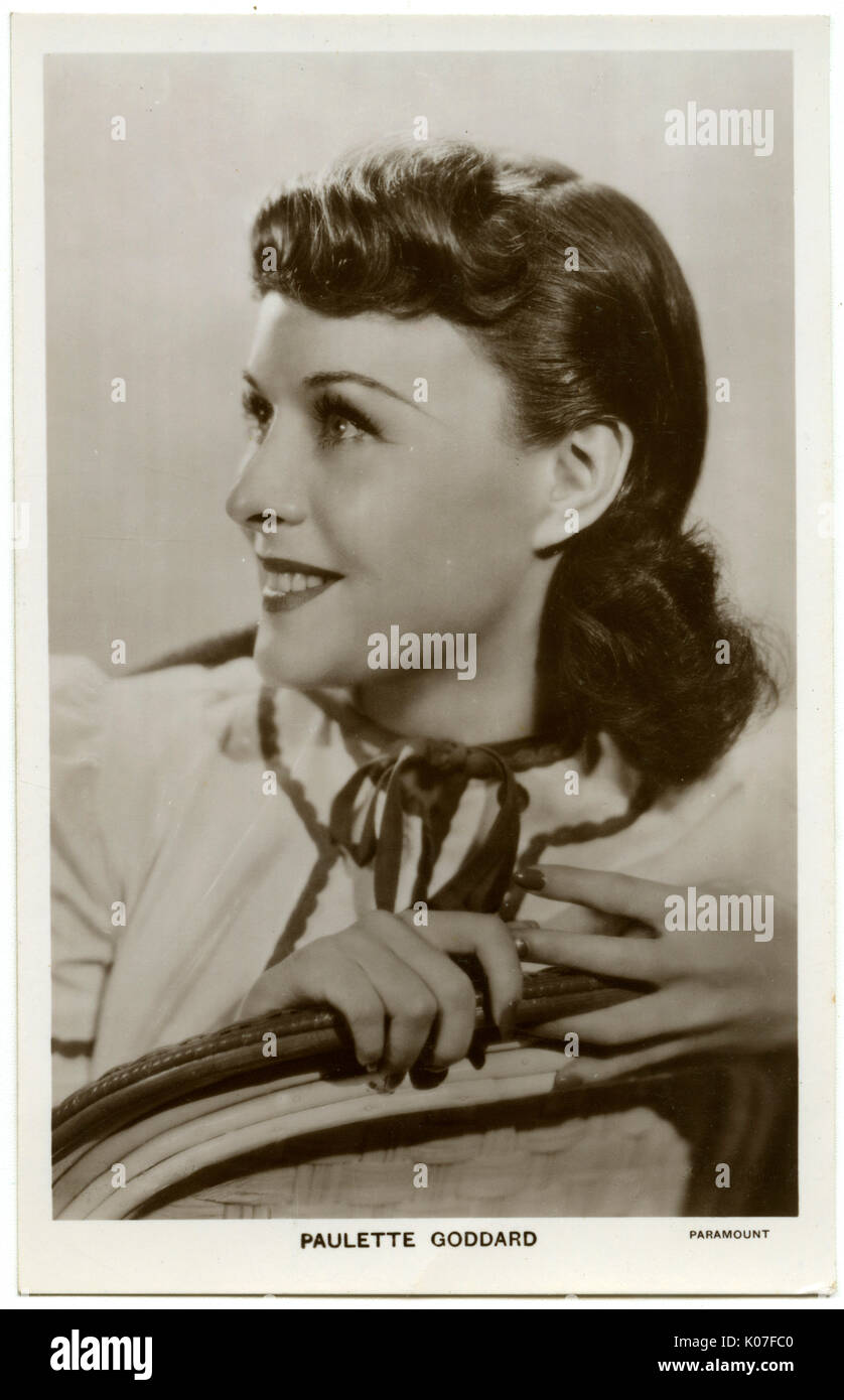Actress paulette goddard Banque de photographies et d’images à haute ...