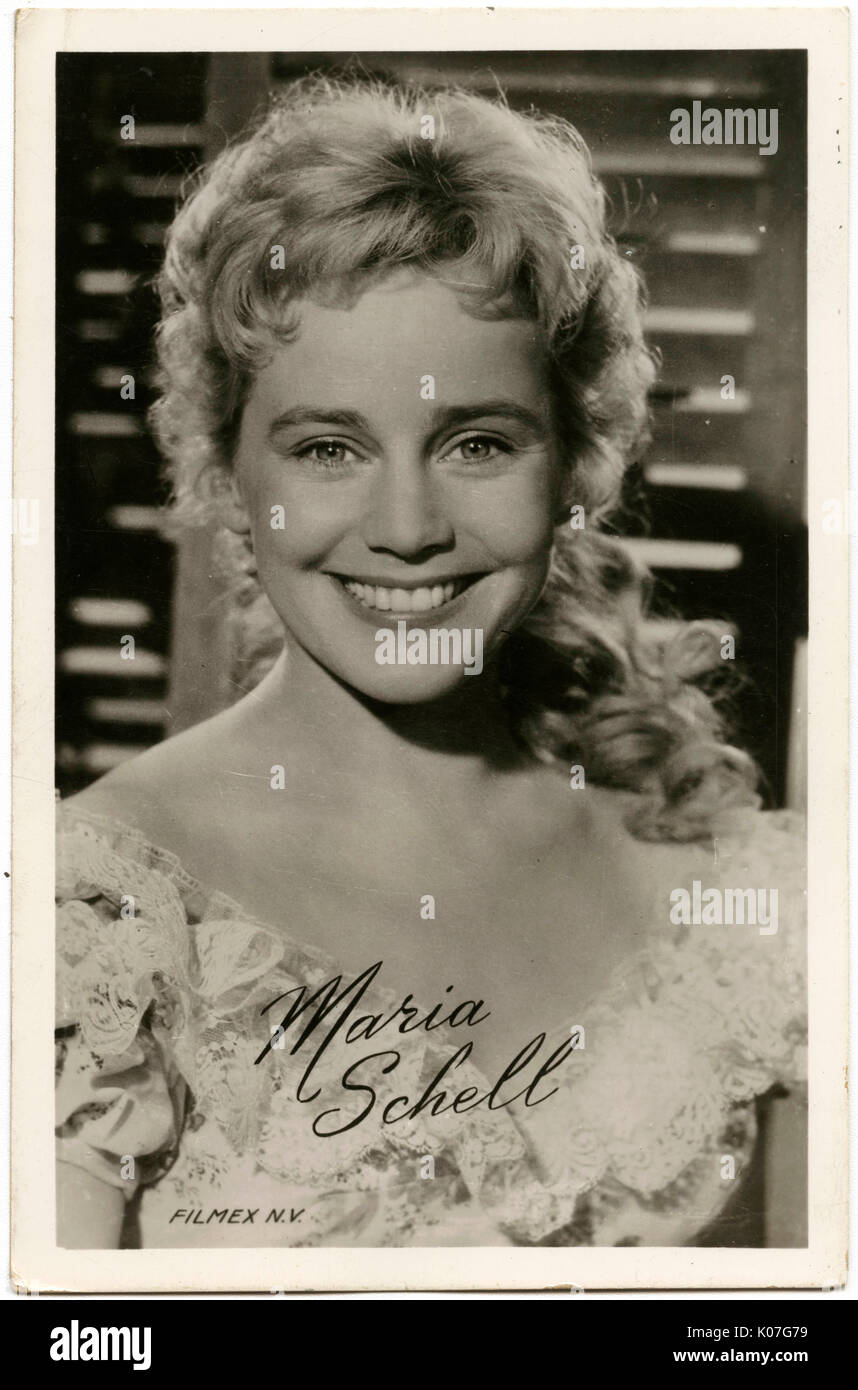 Maria schell maria schell maria Banque de photographies et d’images à ...