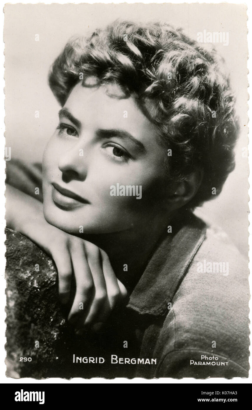 L'actrice Ingrid Bergman Banque d'image et photos - Alamy
