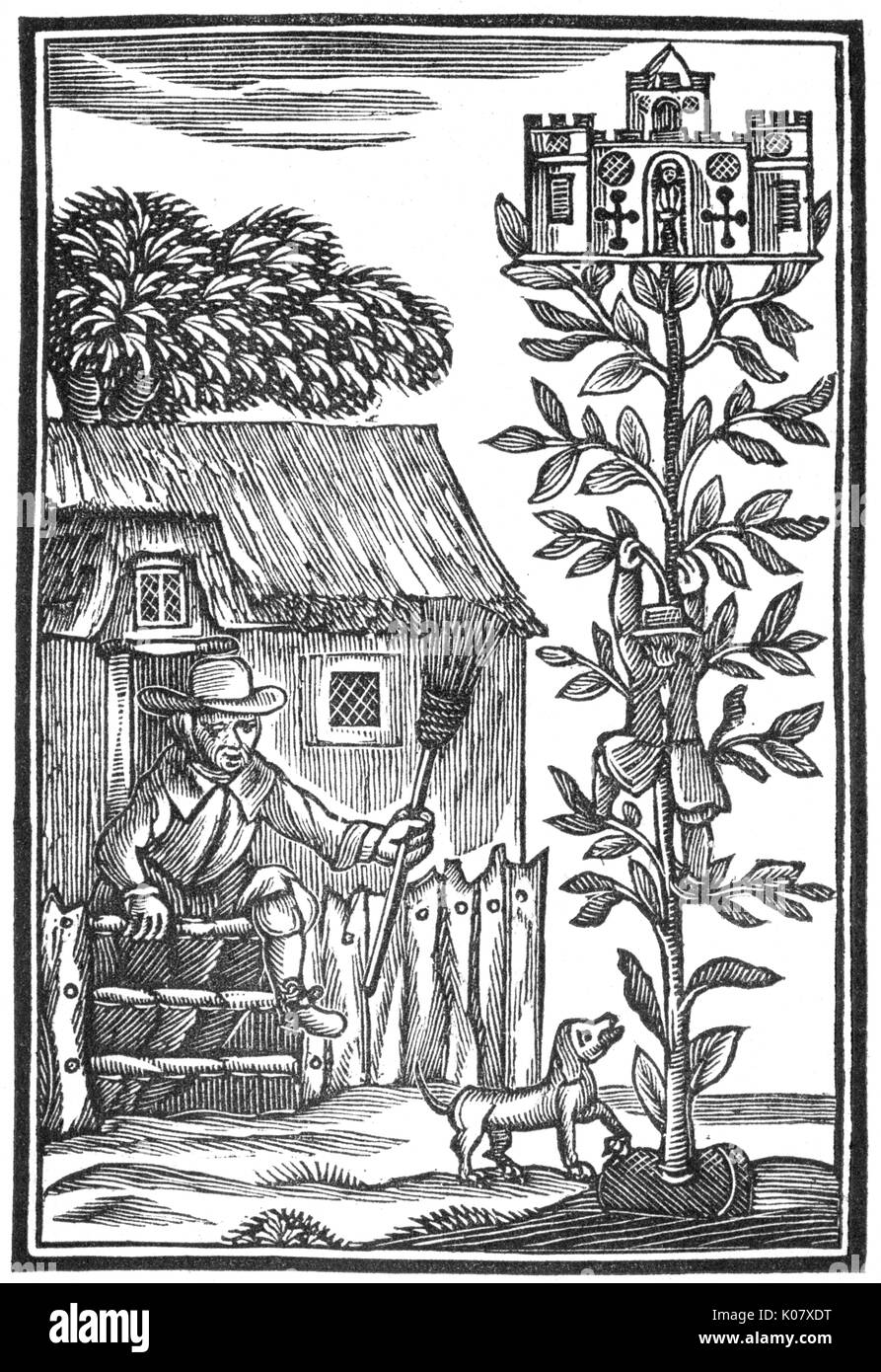 Jack and the beanstalk fairy tale Banque de photographies et d’images à ...