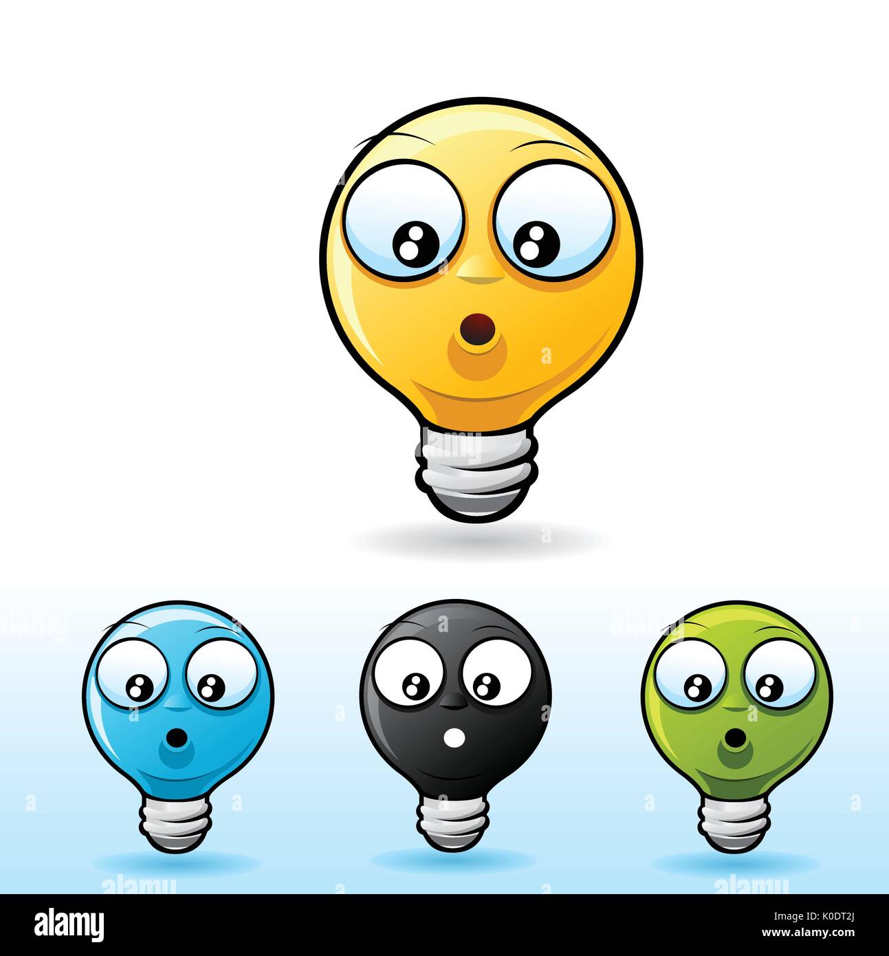 Emoticon smiley yellow confused Banque de photographies et d’images à ...