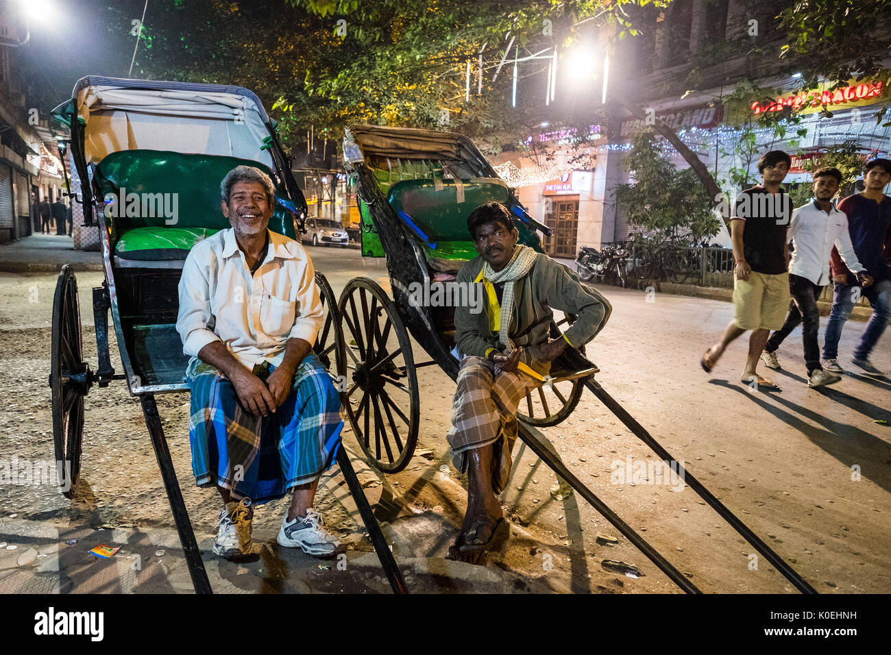 Kolkata rickshaws Banque de photographies et d’images à haute ...