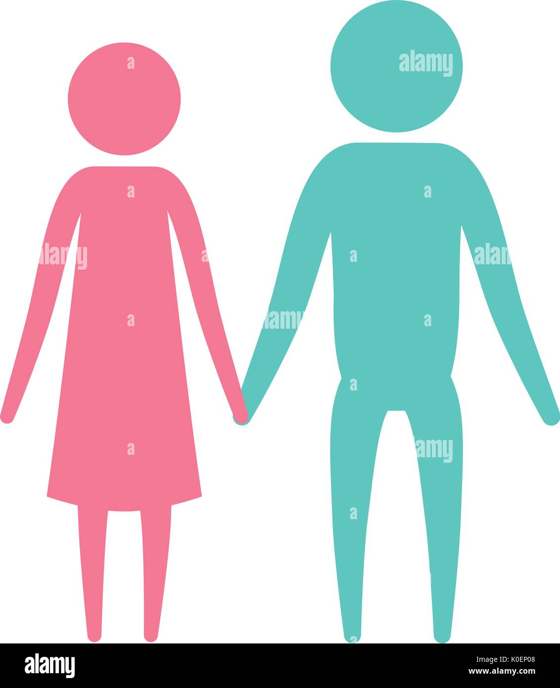 Couple de pictogrammes Banque d'image et photos - Alamy