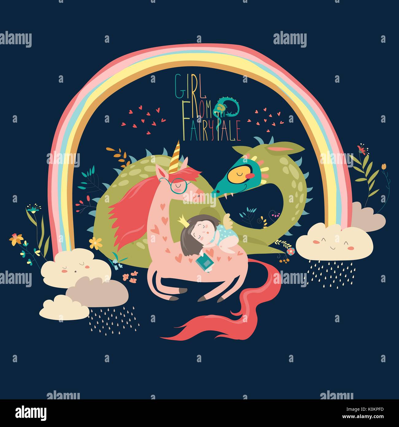 Belle Princesse Dragon Banque d'image et photos - Alamy