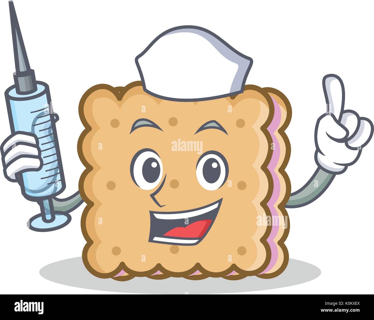 Infirmière emoji Banque d'images vectorielles - Alamy