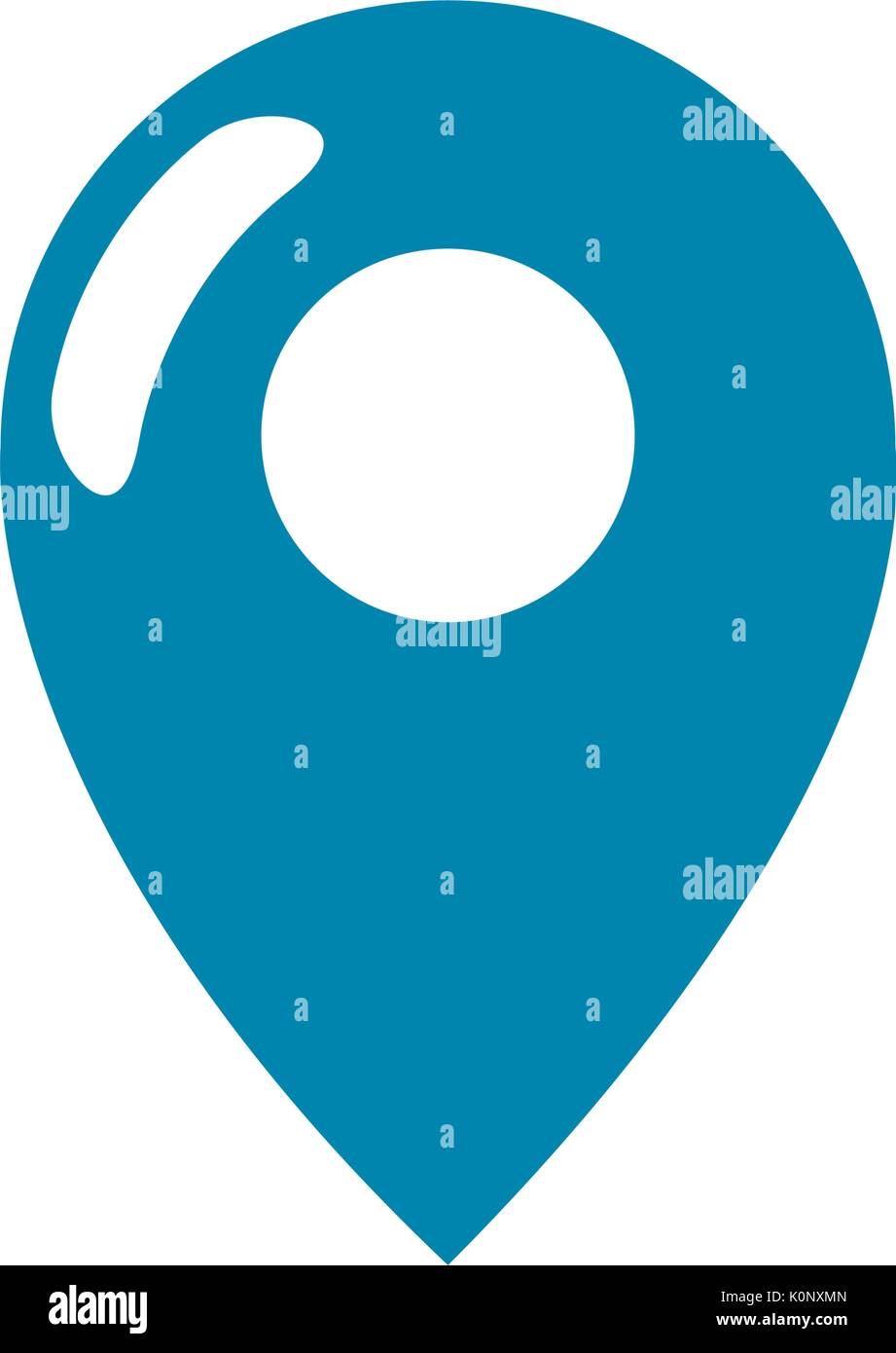 L'emplacement de destination silhouette symbole carte géographique ...