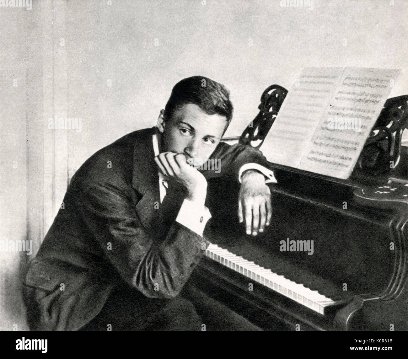 Portrait of the composer sergei prokofiev Banque de photographies et d ...